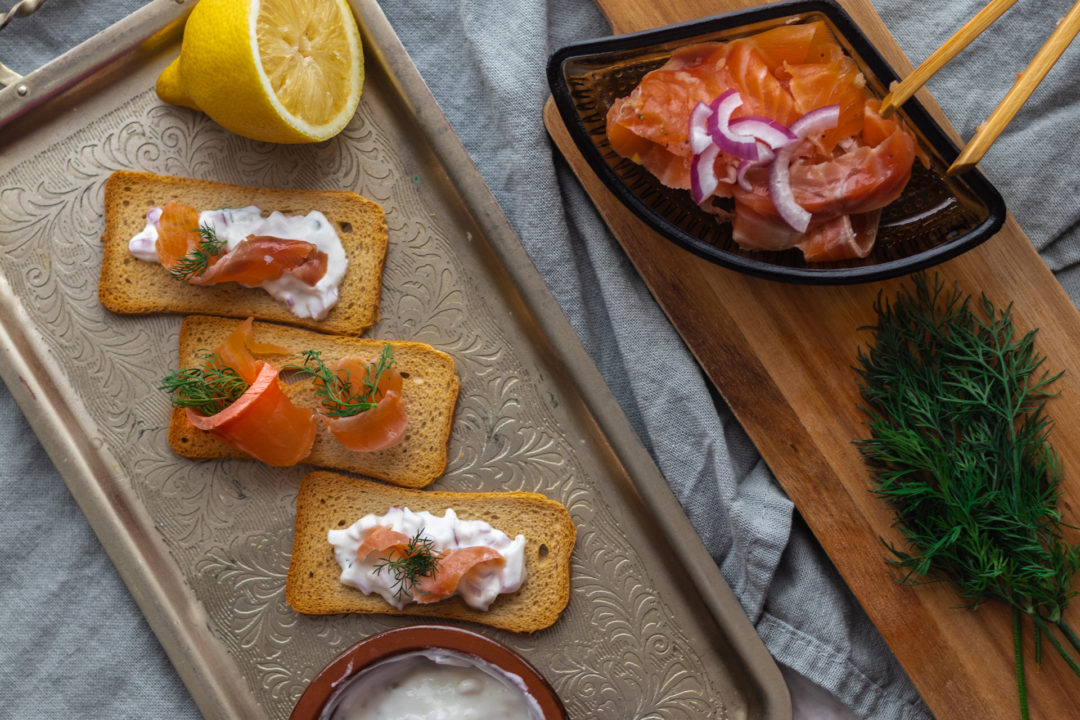 Easy Gravlax Appetizer - How to make gravlax at home for your parties!